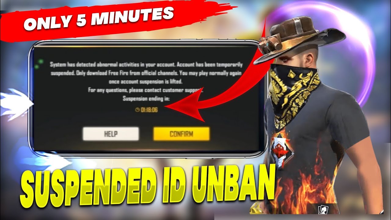 How to unsuspend free fire Account | Free Fire 100% Account Recover ...