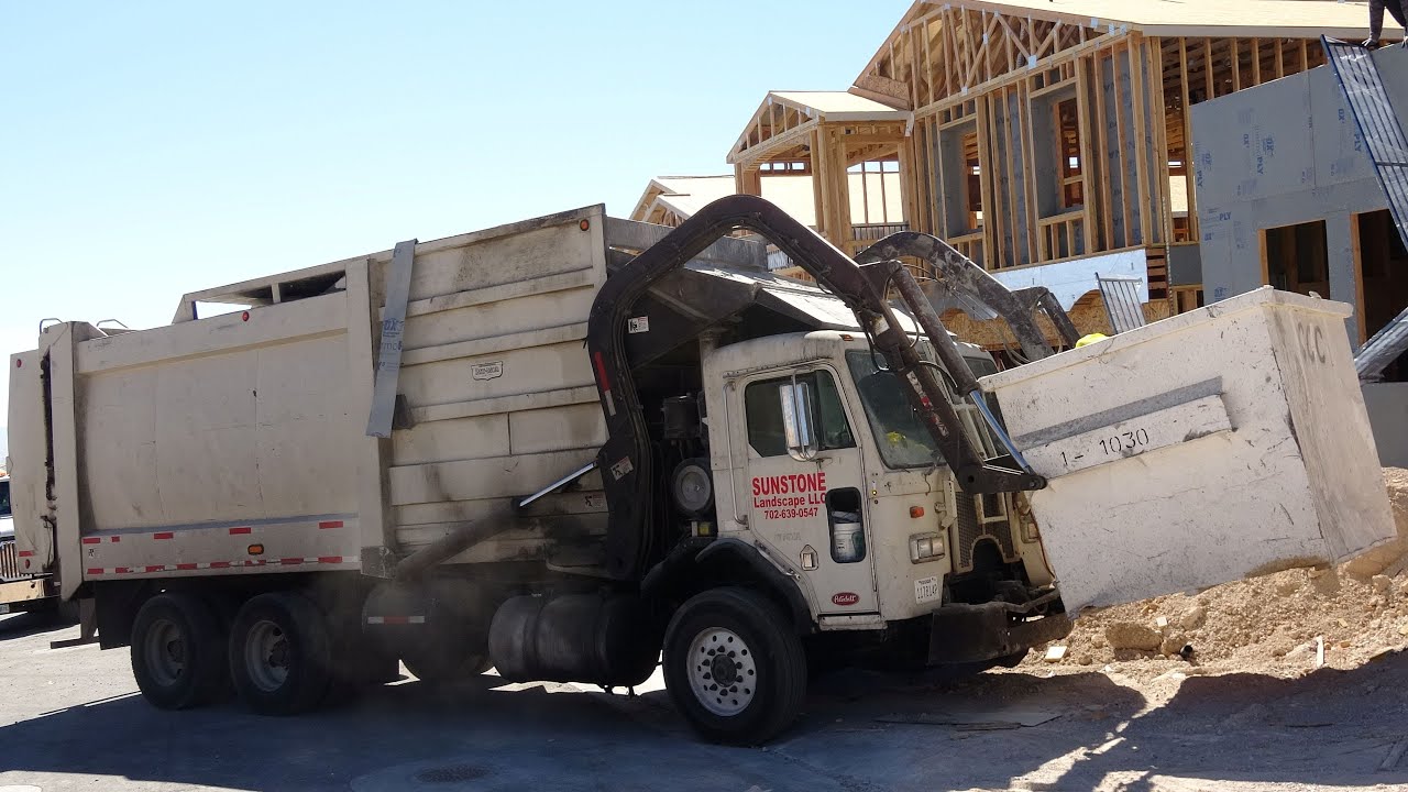Sunstone Landscape Peterbilt 320 Pak Mor Limited Front Loader Garbage ...