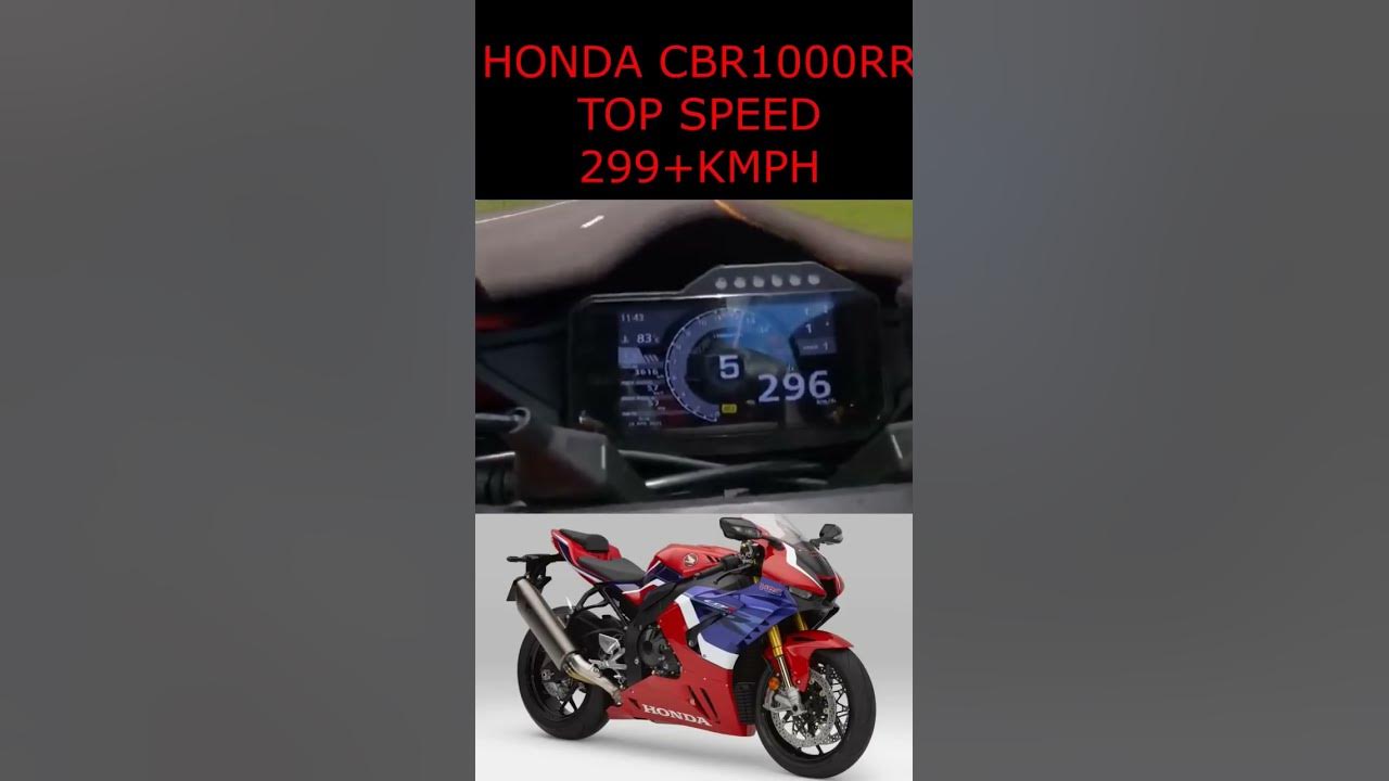 Honda Cbr 1000Rr Top Speed 299 in One Highway 🛣 - YouTube