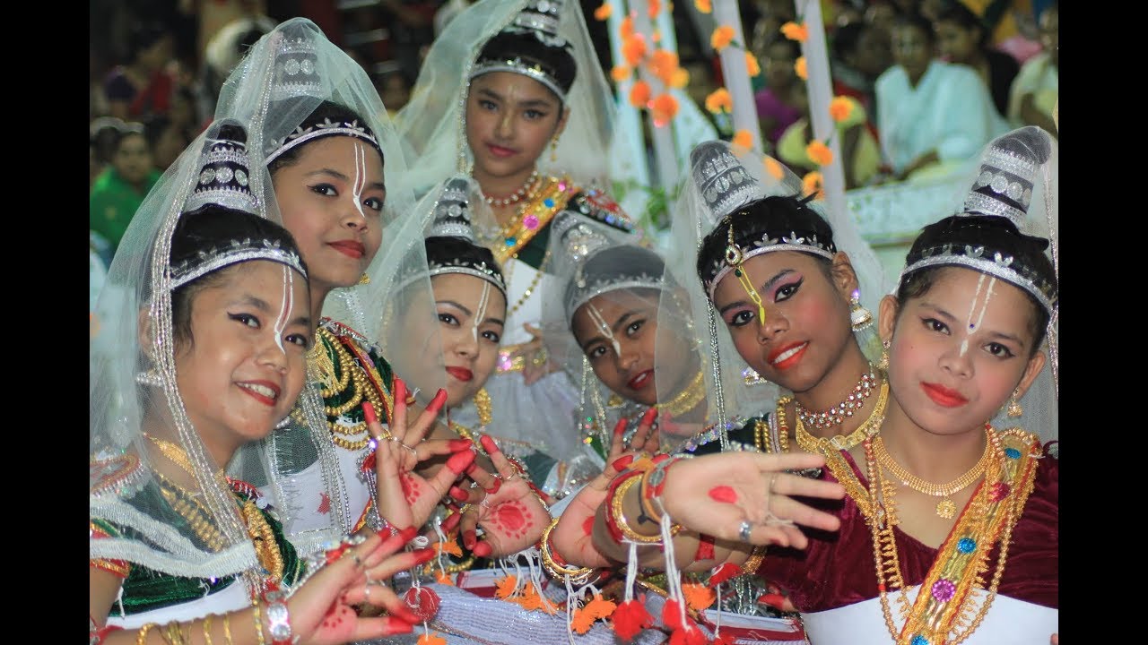 Sri Krishna Ras Leela | Bishnupriya Manipuri Ras Leela | Kartik Purnima ...
