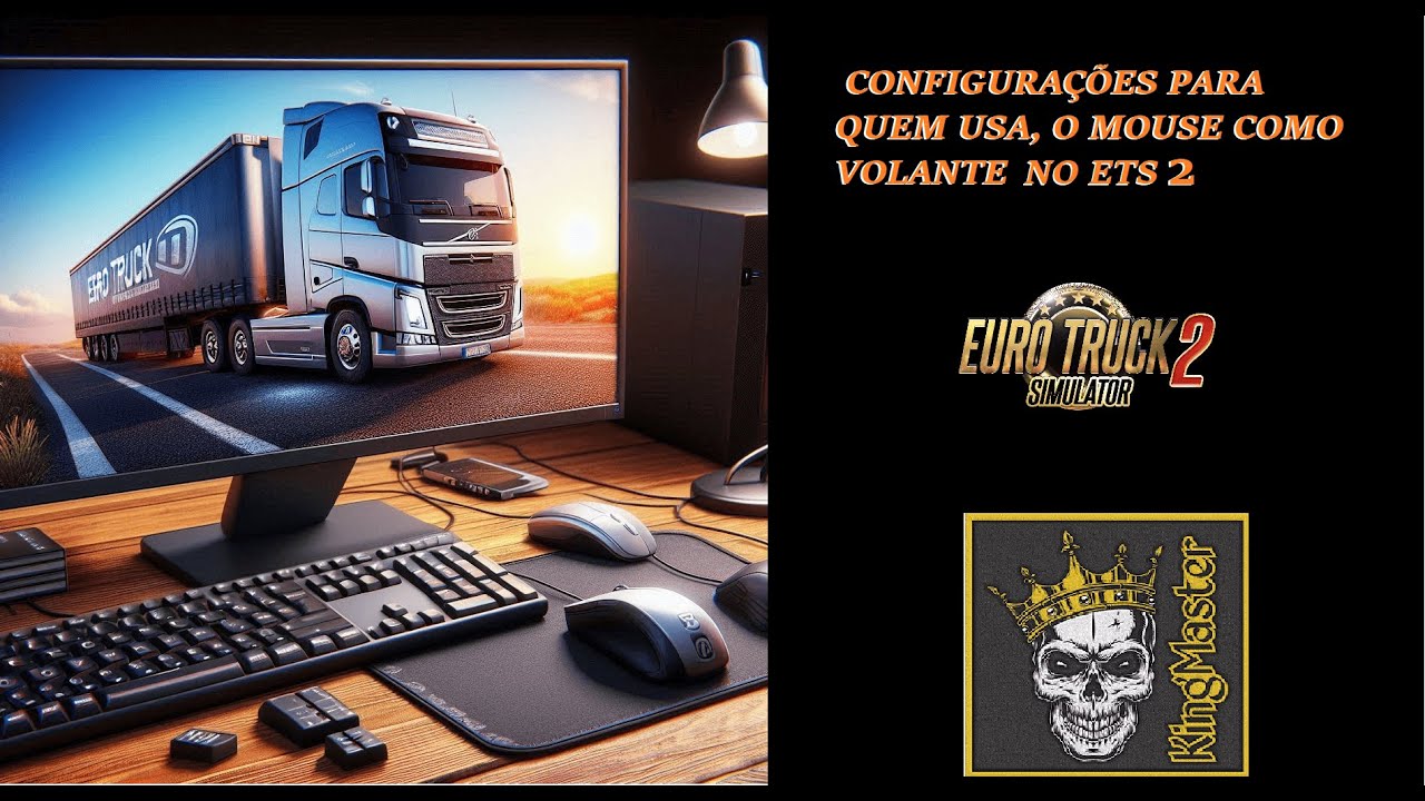COMO UTILIZAR O MOUSE COMO VOLANTE , FAZENDO ALGUMAS CONFIGURAÇÕES ...