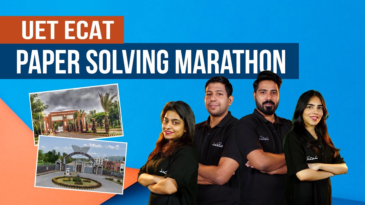 UET ECAT Past Paper Solving Marathon! - YouTube