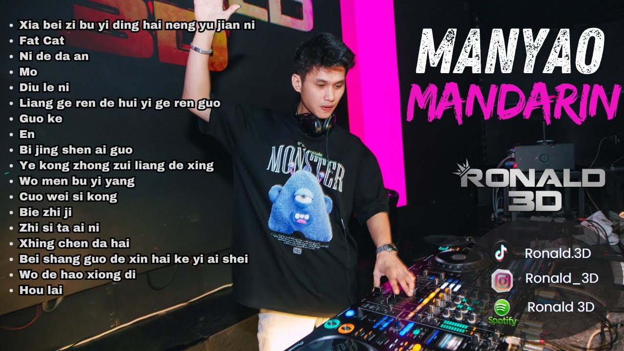 MANYAO MANDARIN WHITERABIT REMIX NONSTOP 2024 | MIX BY RONALD 3D - YouTube