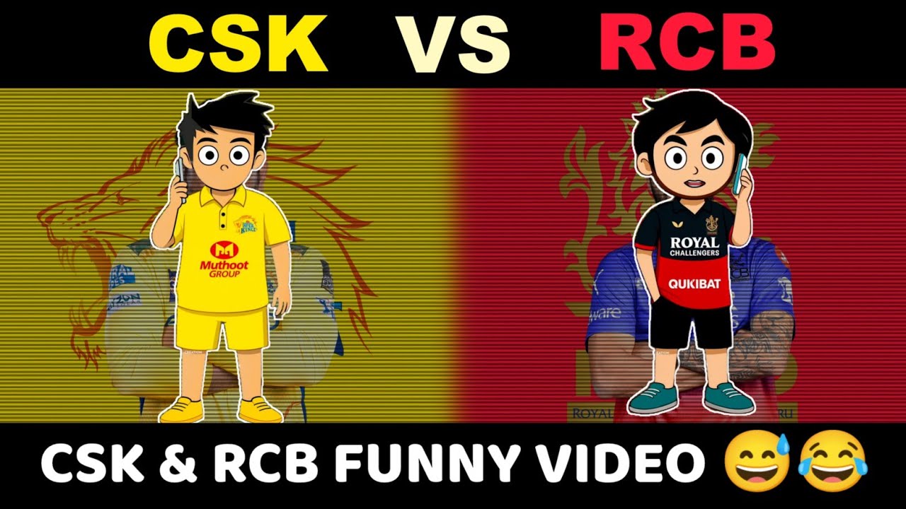 CSK & RCB FUNNY VIDEOS😅😂 - YouTube