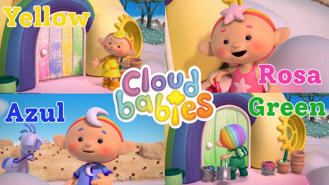 Learn Colours With The Cloudbabies 💖💙💚💛 | Cloudbabies Learning Spanish ...