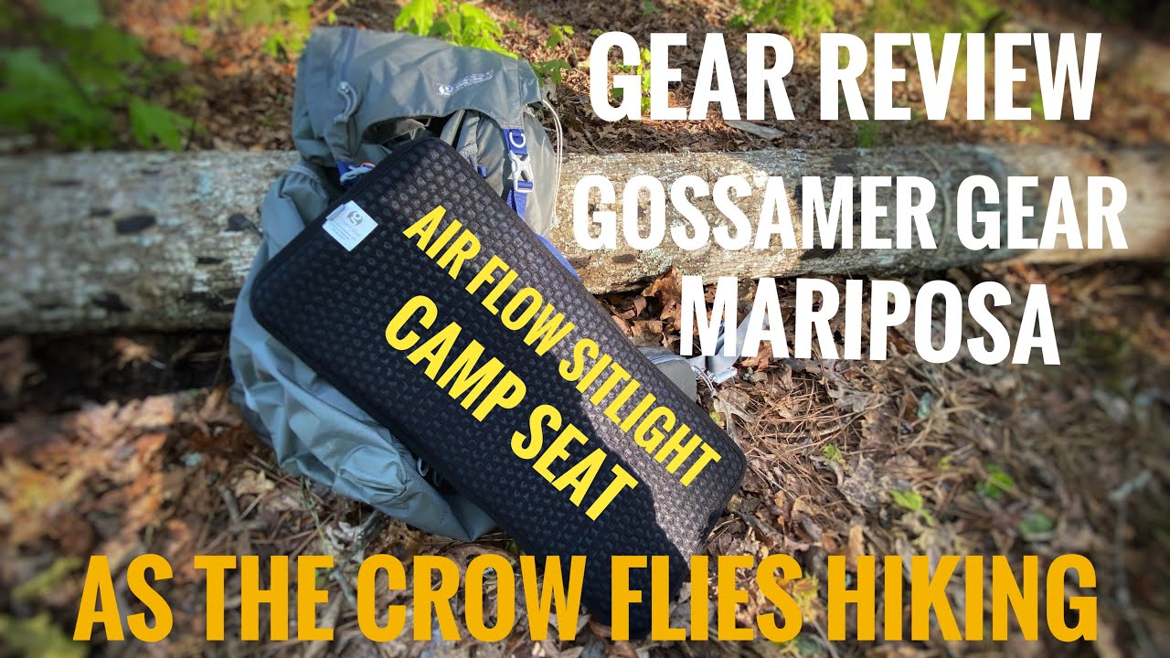 Gear Review of Gossamer Gear Mariposa and Air Flow Sitlight Camp Seat ...
