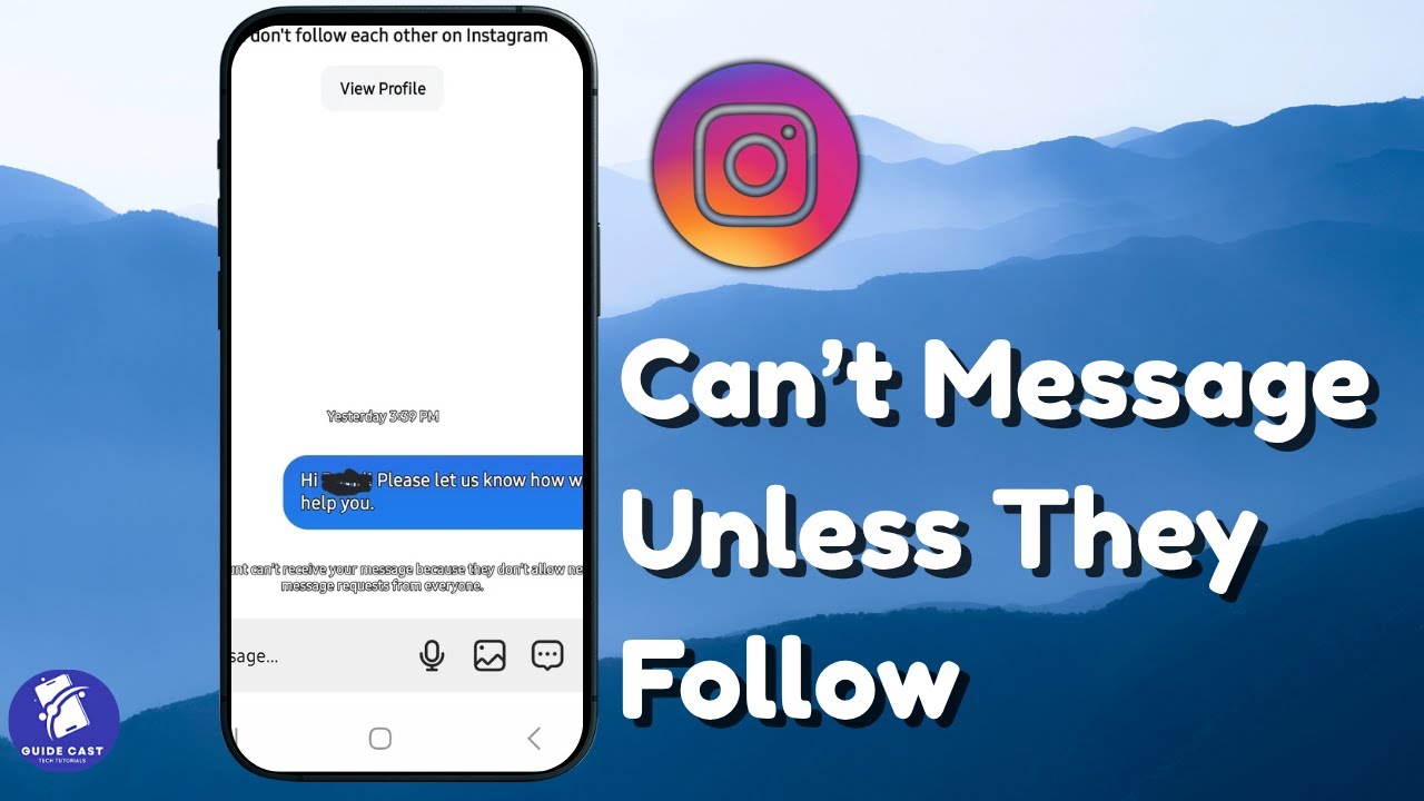 Fix Instagram Can’t Message Unless They Follow (2025 Solution) - YouTube
