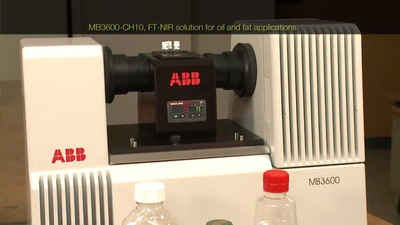 ABB MB3600-CH10 FT-NIR Analyzer for Oleochemical applications - YouTube