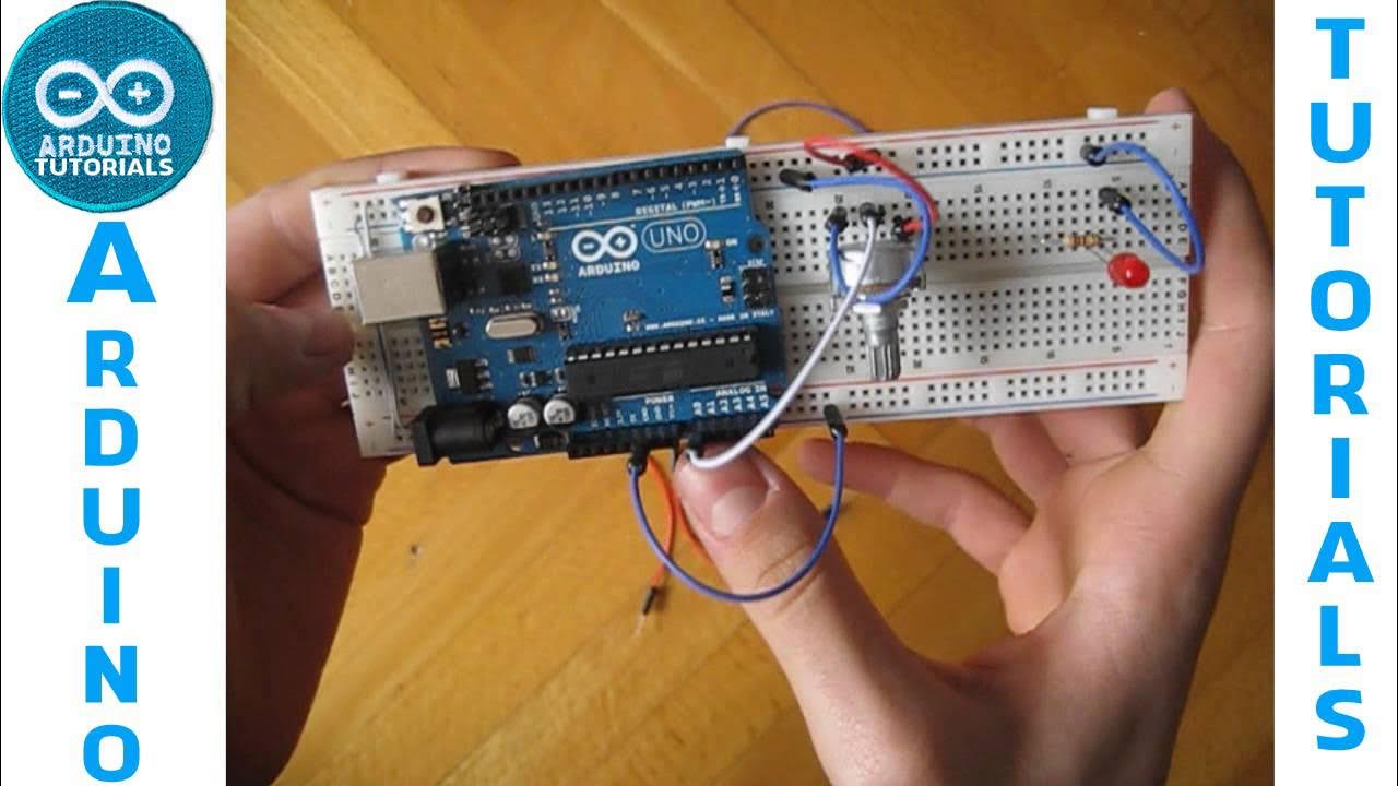 Arduino | Control LED brightness with potentiometer | Fade (with code e schematic) - YouTube