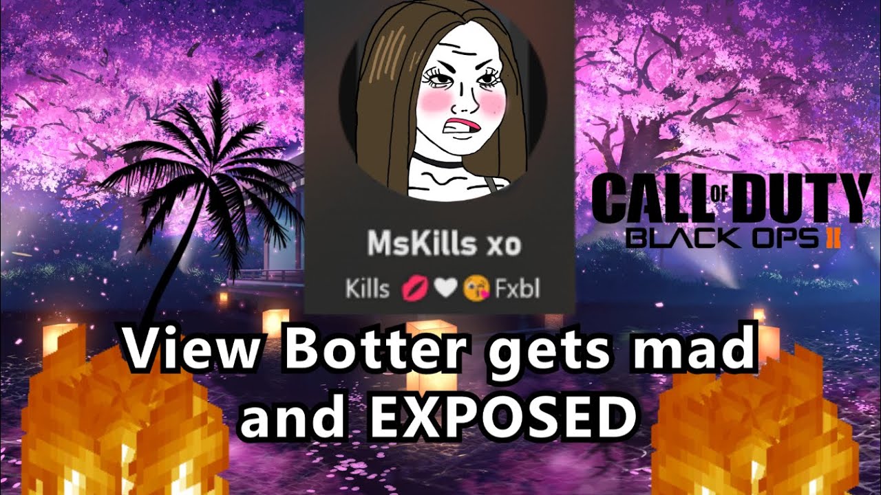 Exposing a ViewBotter on BO2 and SHE DOES THIS! - YouTube