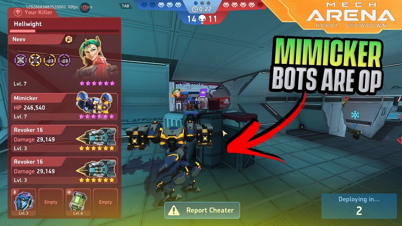 Mimicker Bots are OP | Howler New Weapon | Mech Arena Robot Showdown ...