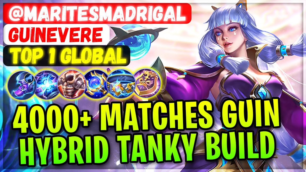4000+ Matches Guinevere Hybrid Tanky Build [ Top Global Guinevere ...