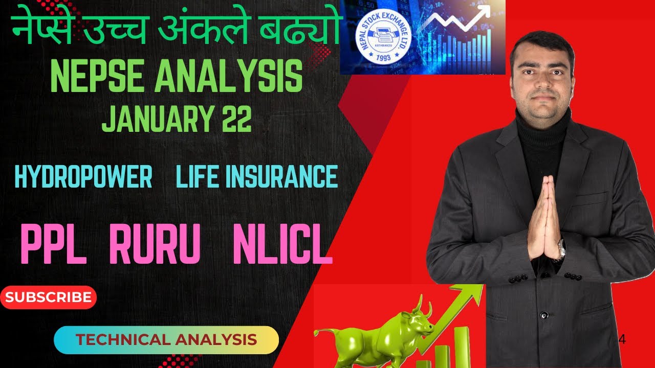 किन्ने समय आएको हो त ? DAILY NEPSE ANALYSIS JANUARY 22 / HYDROPOWER ...