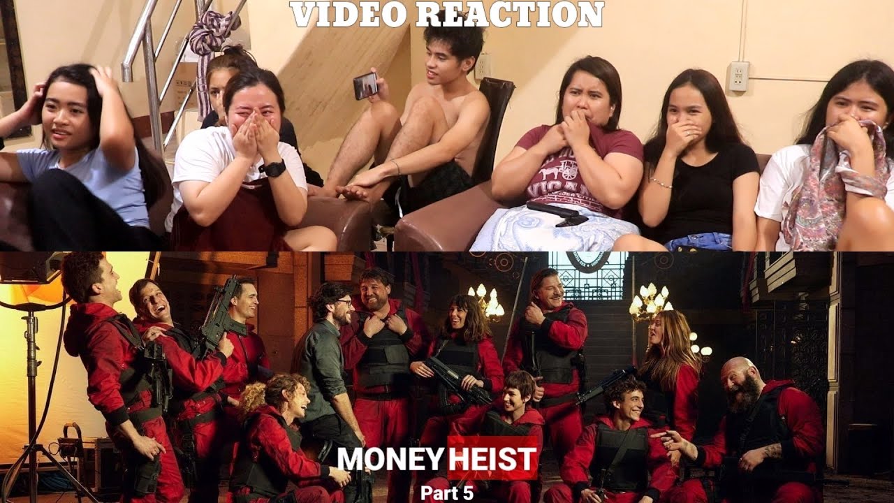 MONEY HEIST S5 REACTION (pt. 2) | Sharmane Del Valle - YouTube