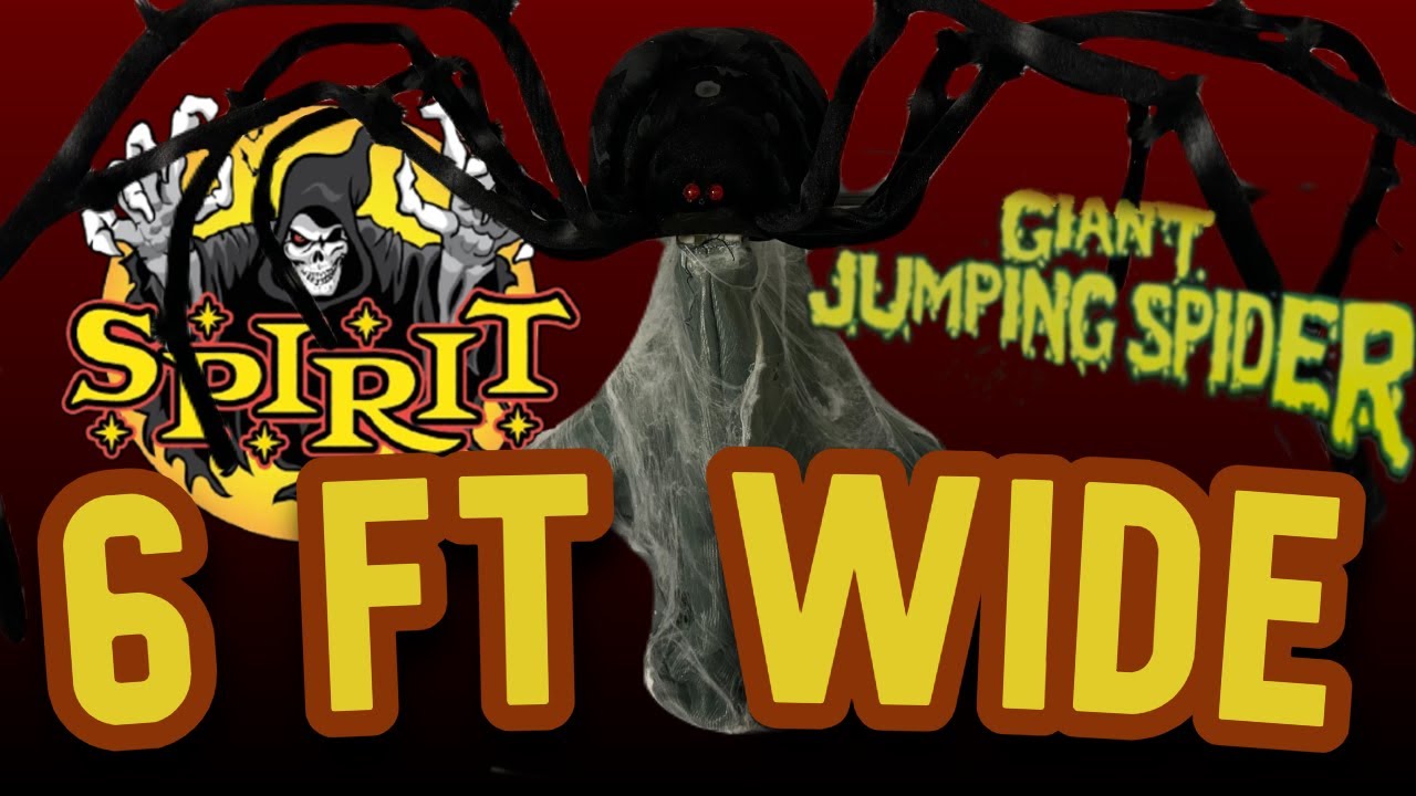LARGEST SPIRIT HALLOWEEN JUMPING ANIMATRONIC | Review, Demo, and ...