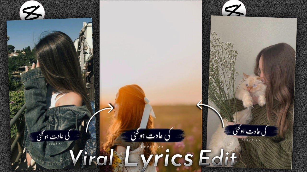CapCut Urdu Lyrics Video Editing || How To Make Urdu lyrics Video In ...