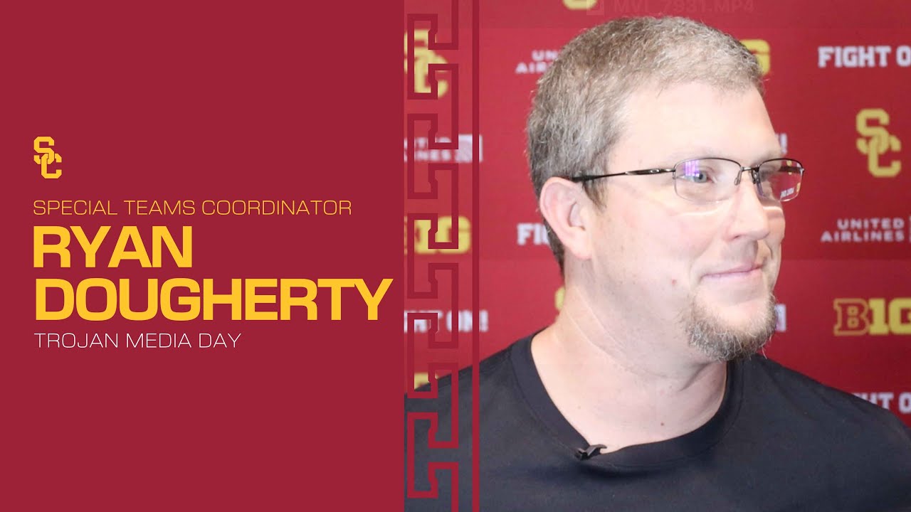 USC ST analyst Ryan Dougherty | Trojan Media Day - YouTube