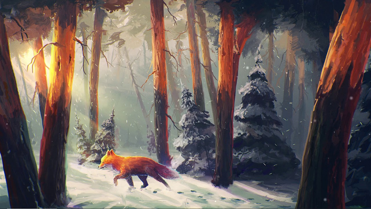 [Wallpaper Engine] Fox in winter forest - YouTube