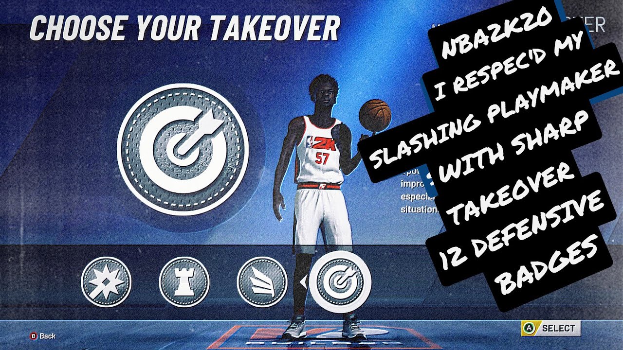 NBA 2K20 - I ReSpec'd MY SLASHING PLAYMAKER WITH SHARP TAKEOVER | 12 ...