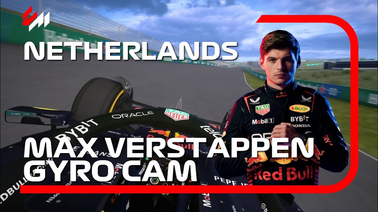 GYRO CAM: Red Bull F1 | Max Verstappen Hotlap at Zandvoort - YouTube