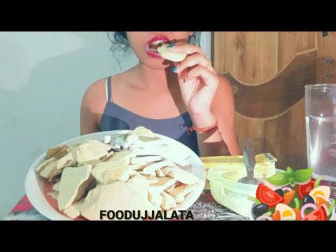 Multani mitti crunch eating ASMR multani mitti eating video chalk ...