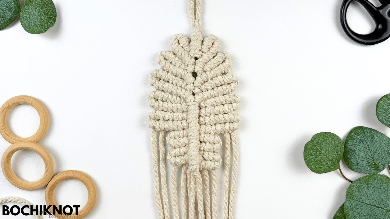 How to Knot an Elegant Leaf Knot Pattern for Your Plant Hanger Pot ...