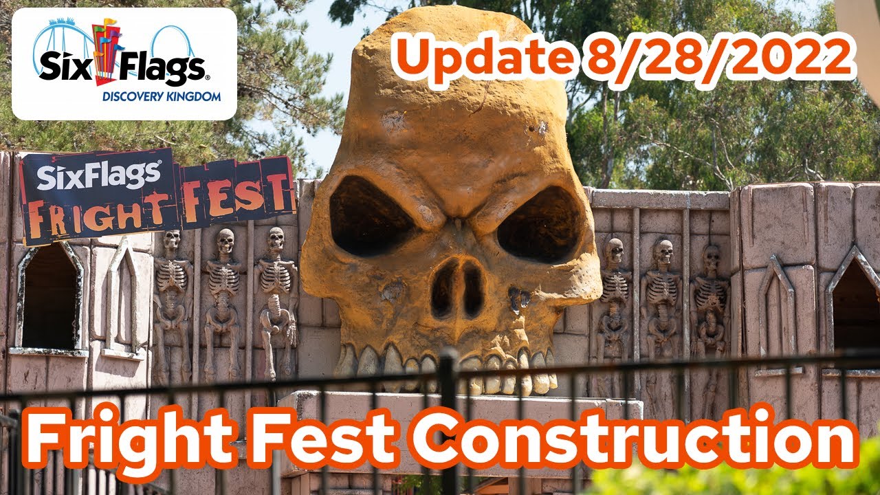 Check out the New Fright Fest Construction! | Six Flags Discovery ...