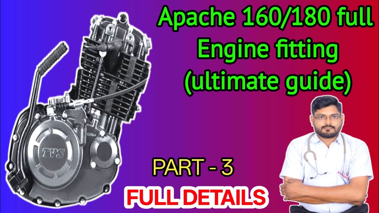 Engine Rebuild Guide : TVS Apache RTR 180/160 2V ( PART - 3 ) - YouTube