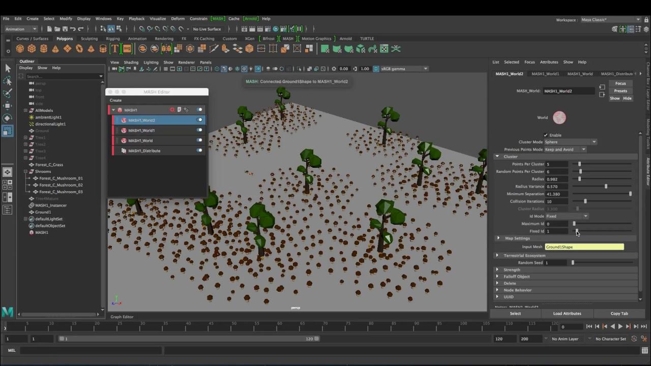 MASH World Node - Clusters - YouTube