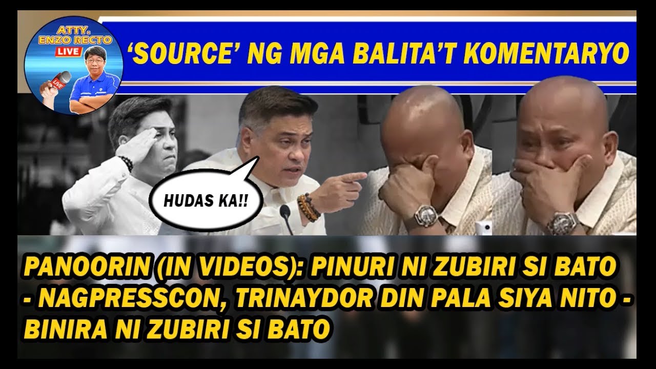 PINURI NI ZUBIRI SI BATO - NAGPRESSCON, TRINAYDOR DIN PALA SIYA NITO ...