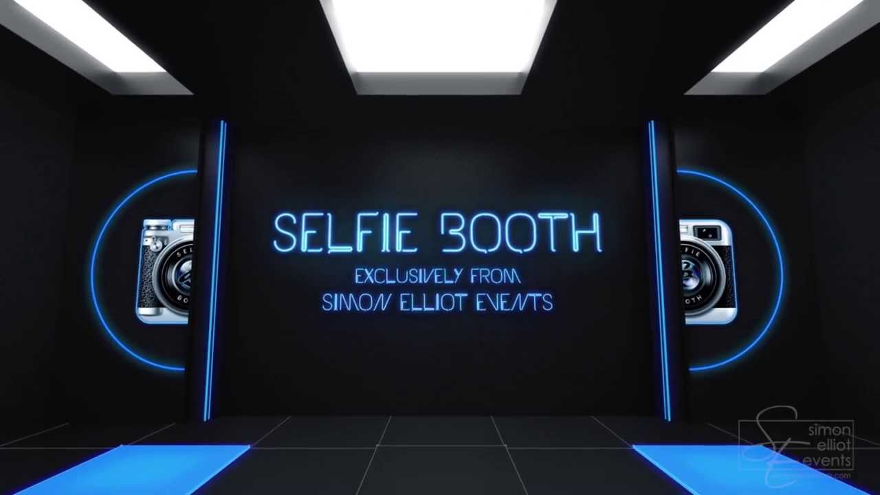 Selfie Booth by Simon Elliot Events - YouTube