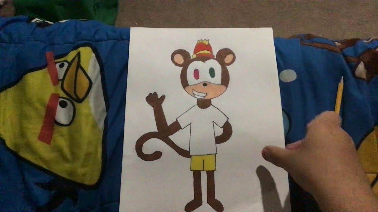 My two drawings of Paul the monkey - YouTube