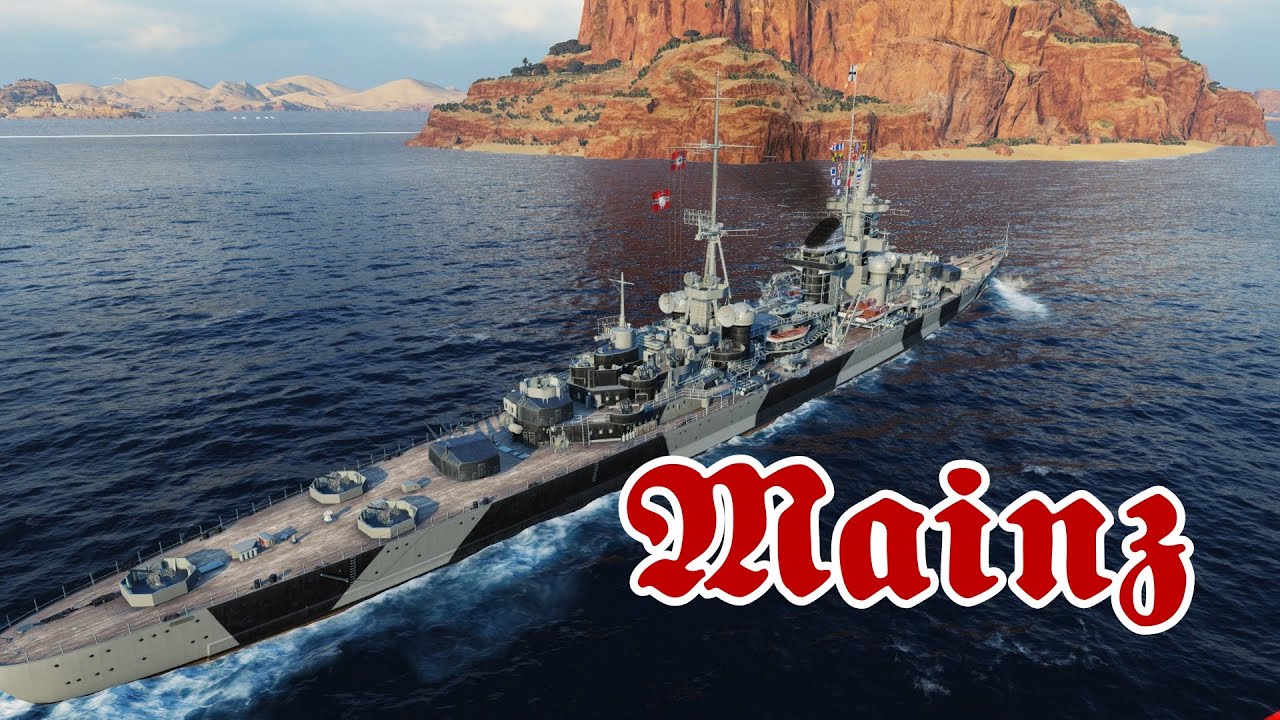 Mainz (World of Warships Premium Ship Review) - YouTube