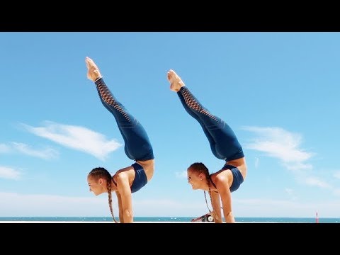 Making Tik Tok's at the BEACH | The Rybka Twins - YouTube