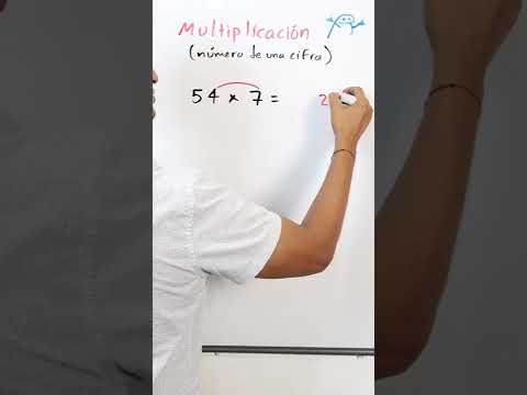 Multiplica rápido cualquier número por uno de una cifra | Profe Andalón | Shorts