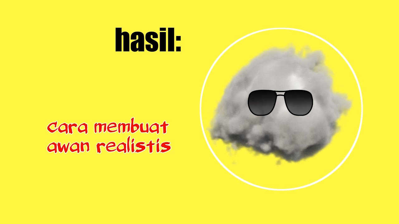 tutorial membuat awan realistic - YouTube