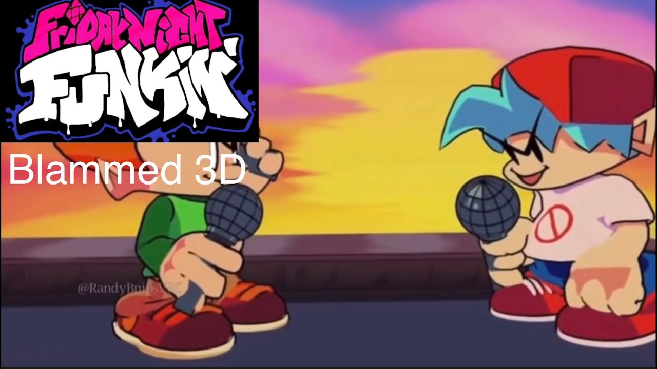 FNF Pico Week 3 Blammed 3D Friday Night Funkin - YouTube