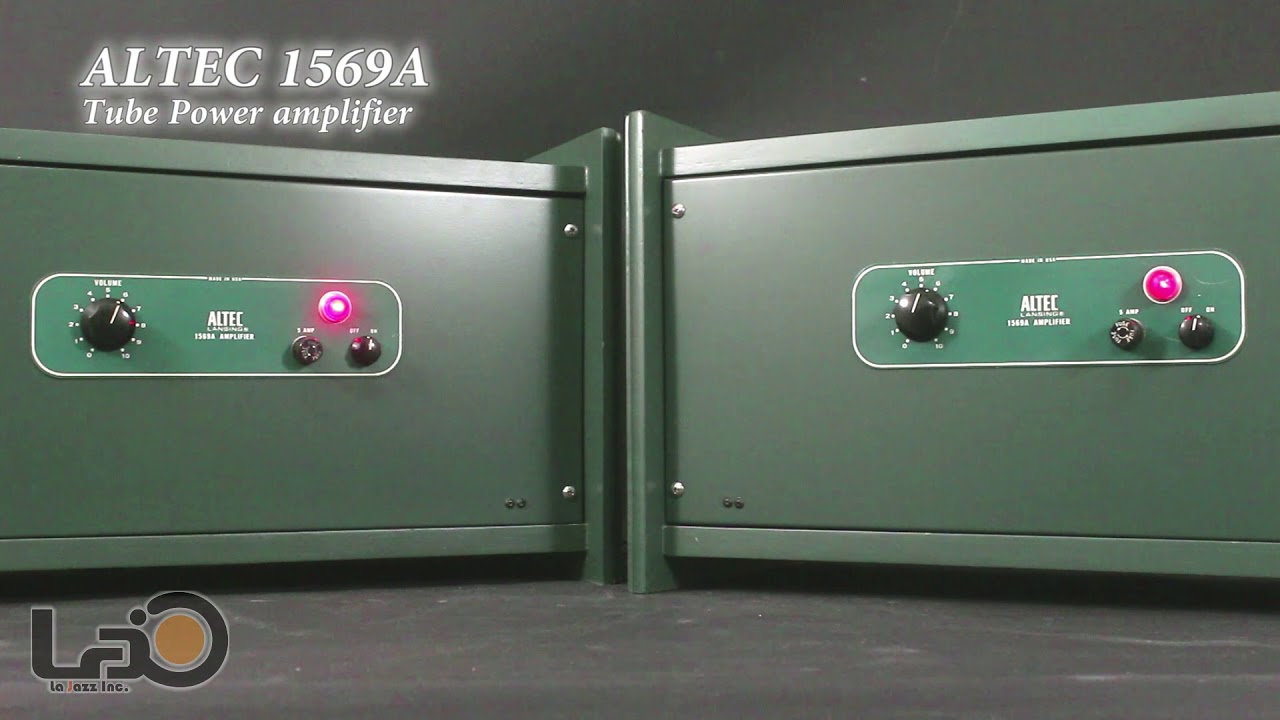 ALTEC 1569A Tube Power Amplifiers - YouTube