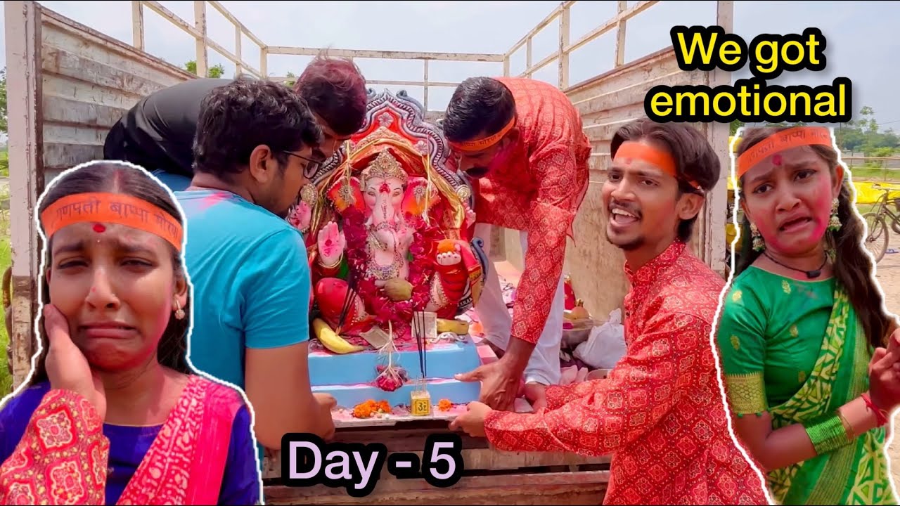 we got emotional || Dance in Ganpati Visarjan || Day - 5 || aman dancer ...