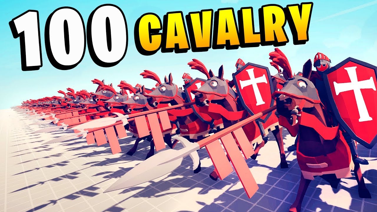 TABS - 100 CAVALRY HORSE Charge! What Can Stop It? - Totally Accurate ...