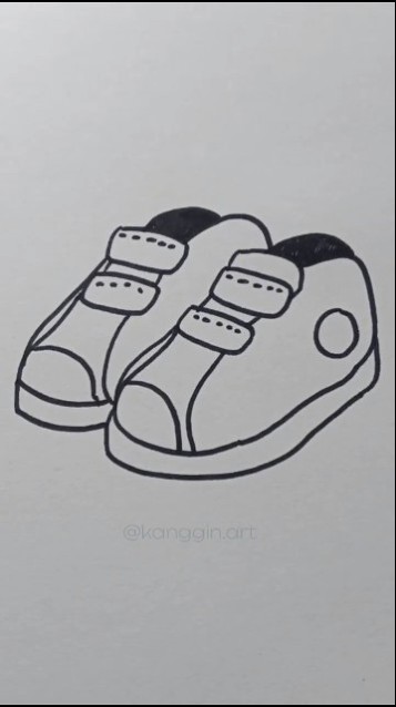 Menggambar Sepatu | How to draw shoes - YouTube