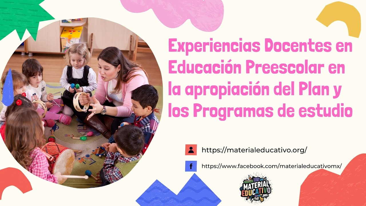 Experiencias Docentes en Educación Preescolar en la apropiación del ...