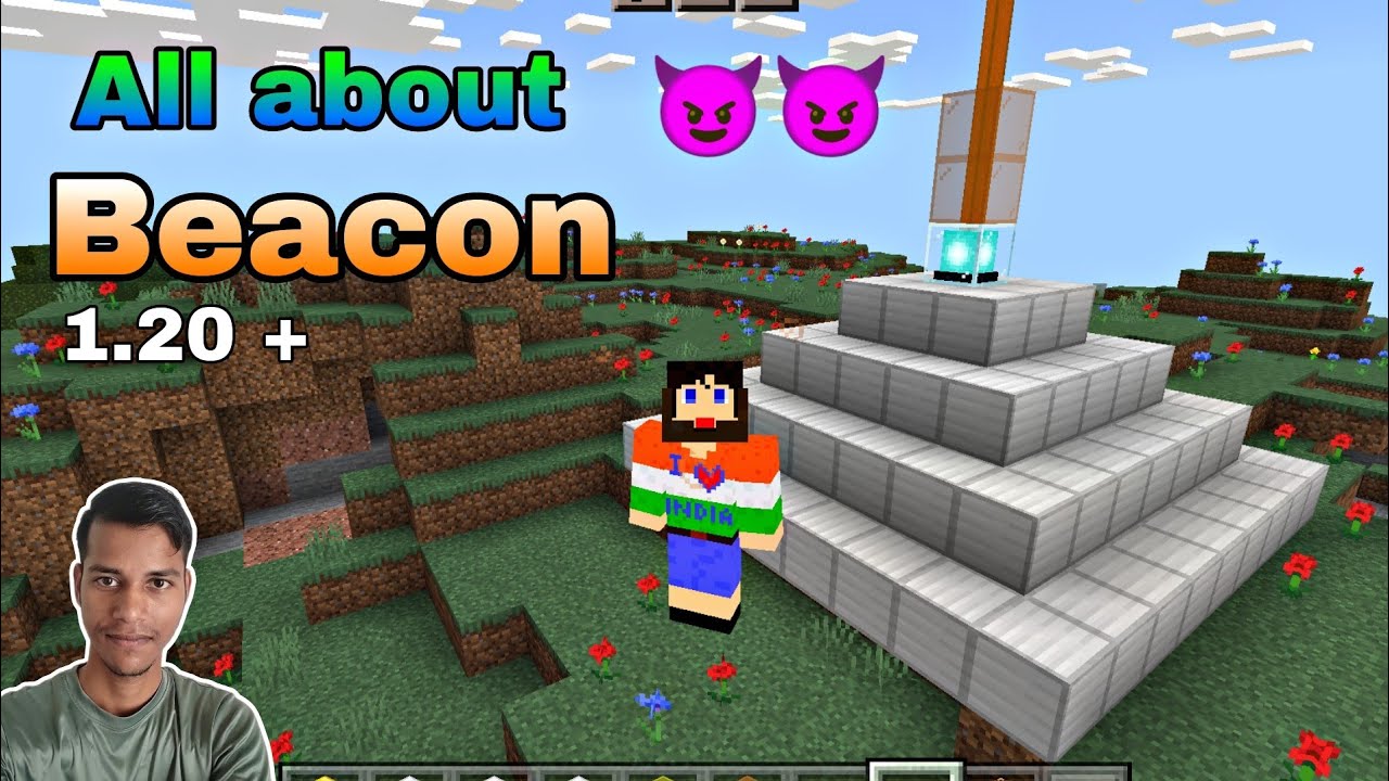 How to make and use Beacon in Minecraft | All about beacon | Hindi ...
