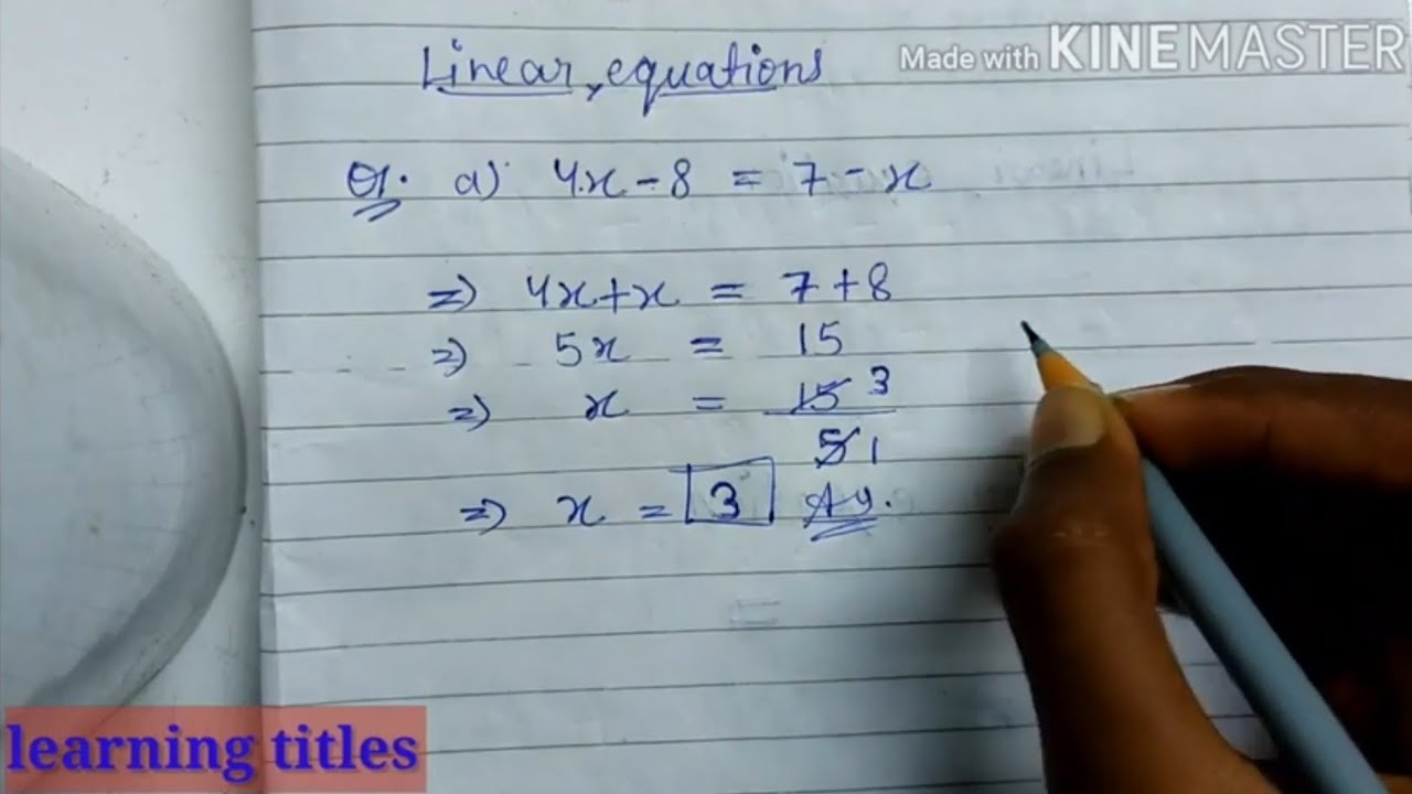 How To Solve Linear Equation By Transposition Method YouTube how-to-solve-linear-equation-by-transposition-method-youtube