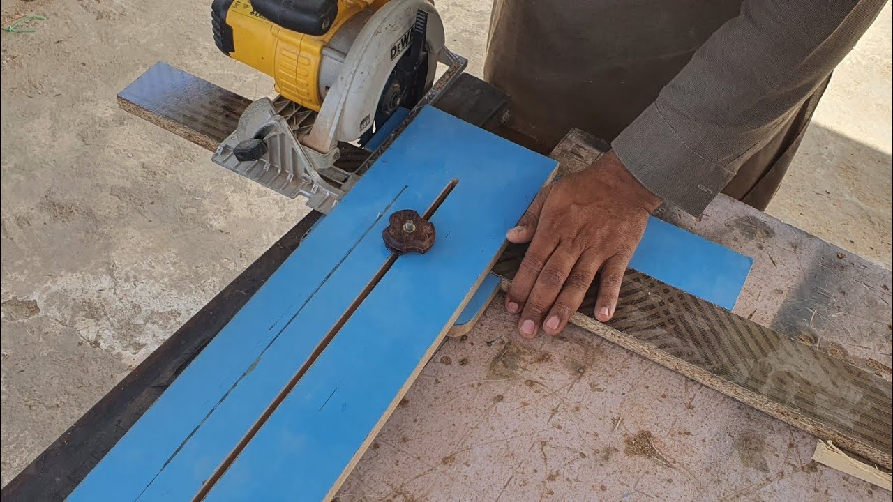 diy track saw# how to make track saw with clamp #tools - YouTube