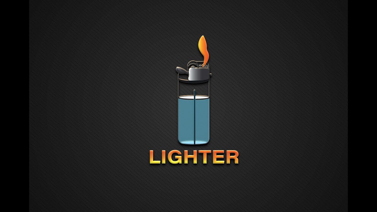 Lighter logo design | Adobe illustrator tutorial | Unique Logo - YouTube