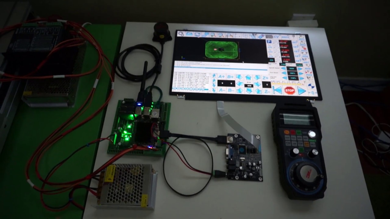 15PC-ET6 CNC Control electronic kit demo - YouTube