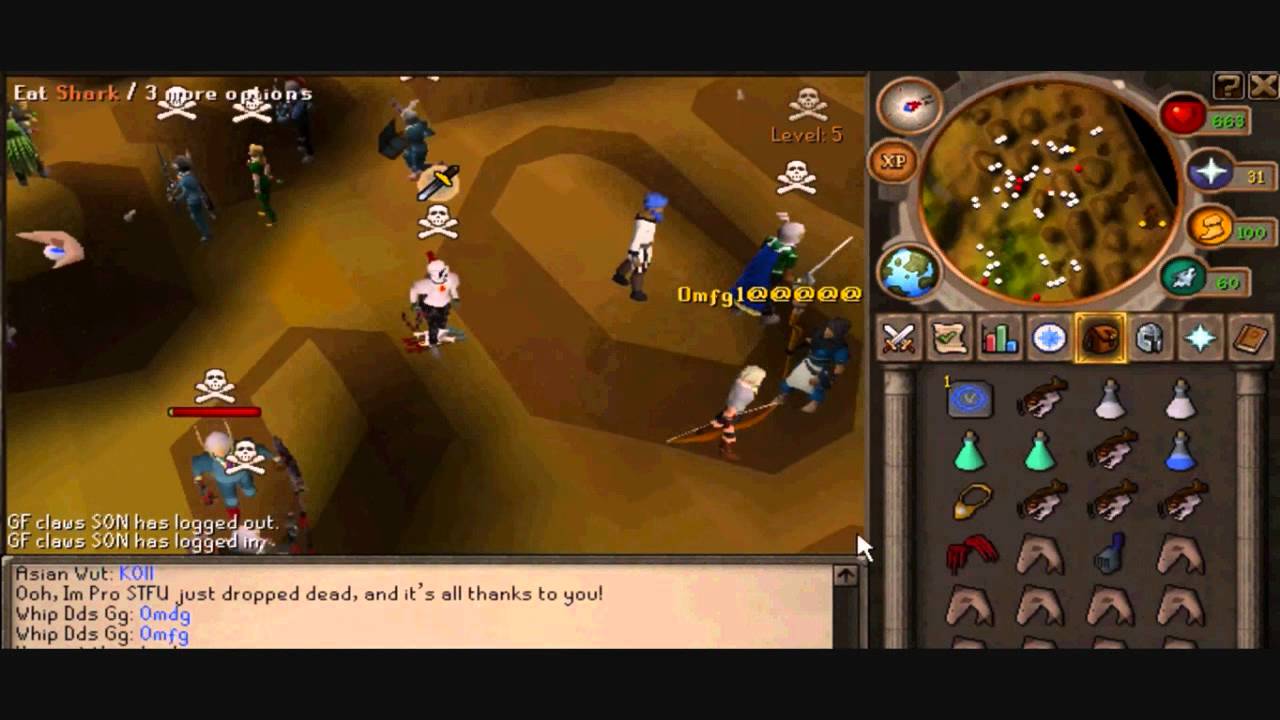 runescape pure pking - YouTube
