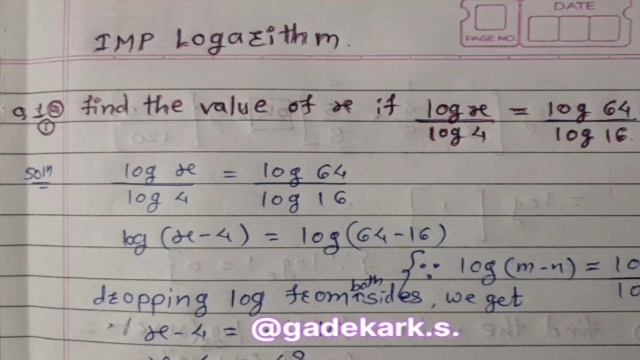 Imp of logarithms Diploma #maths (M1)(311302 ) question paper 2023 2024 ...