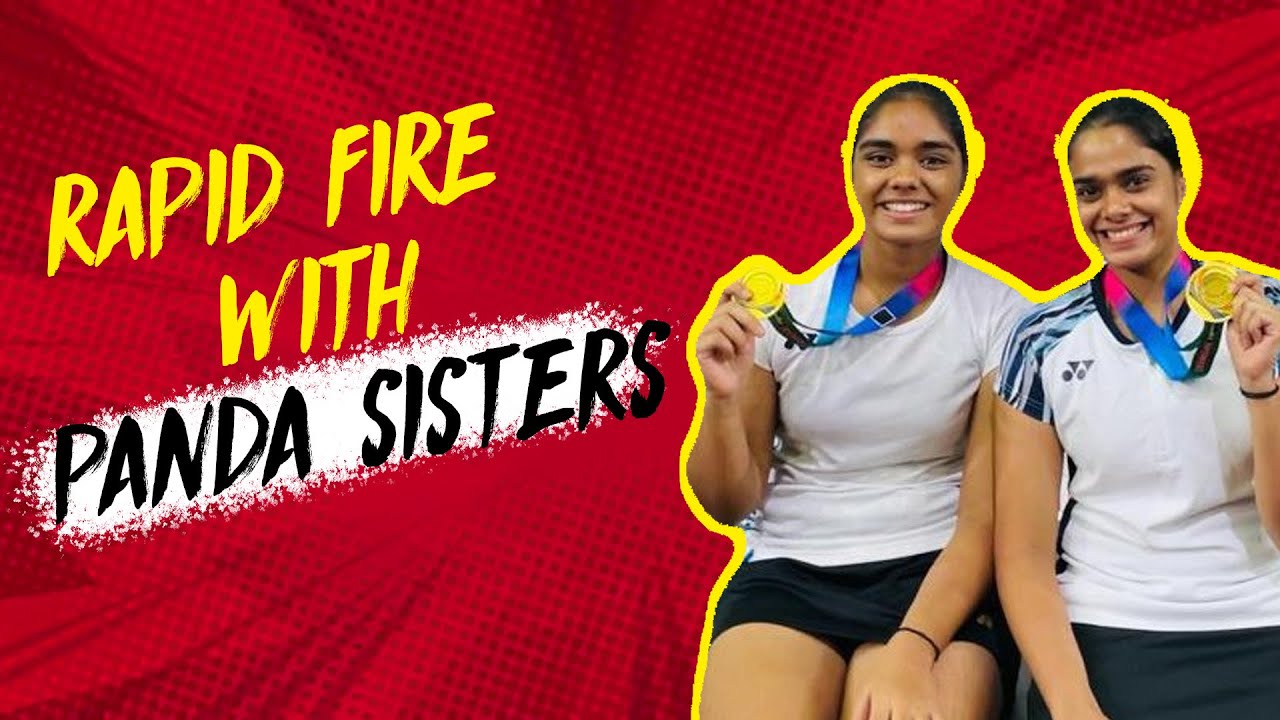 Rapid Fire With Badminton Panda Sisters | The Bridge - YouTube